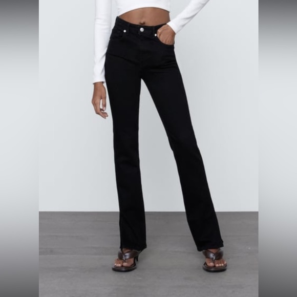 Zara | Jeans | Zara Hi Rise Split Skinny Jeans | Poshmark